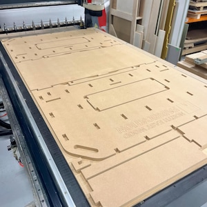 Workshop Trolley CNC Router Plans Wood Storage MFT Cart for Joinery ...