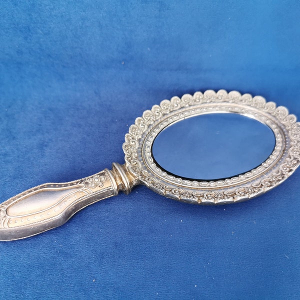 Vintage Hand Mirror - Etsy