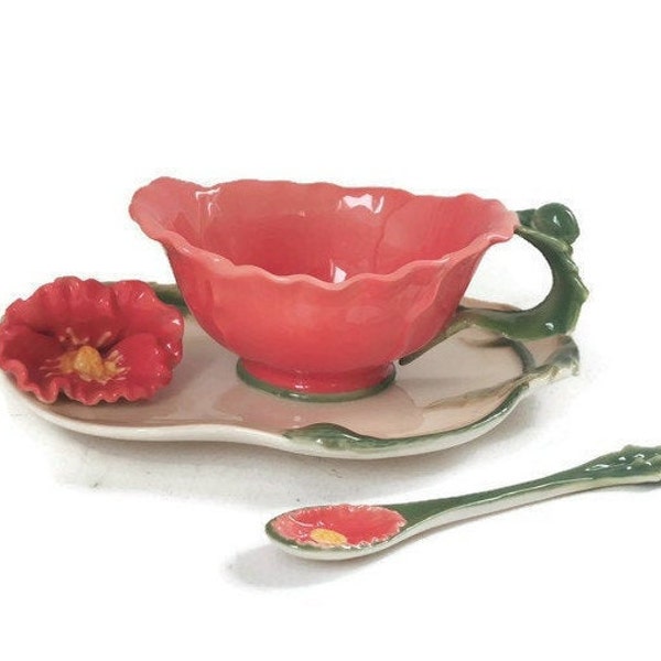 Porcelain Poppy - Etsy