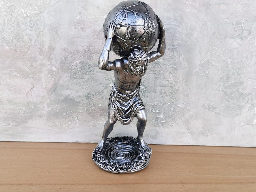 Atlas, Titan Atlas, Statue of Titan Atlas, Atlas Holds the Sky on His ...