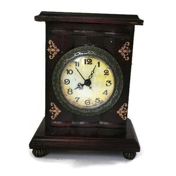 Rustic Desk Clock - Etsy