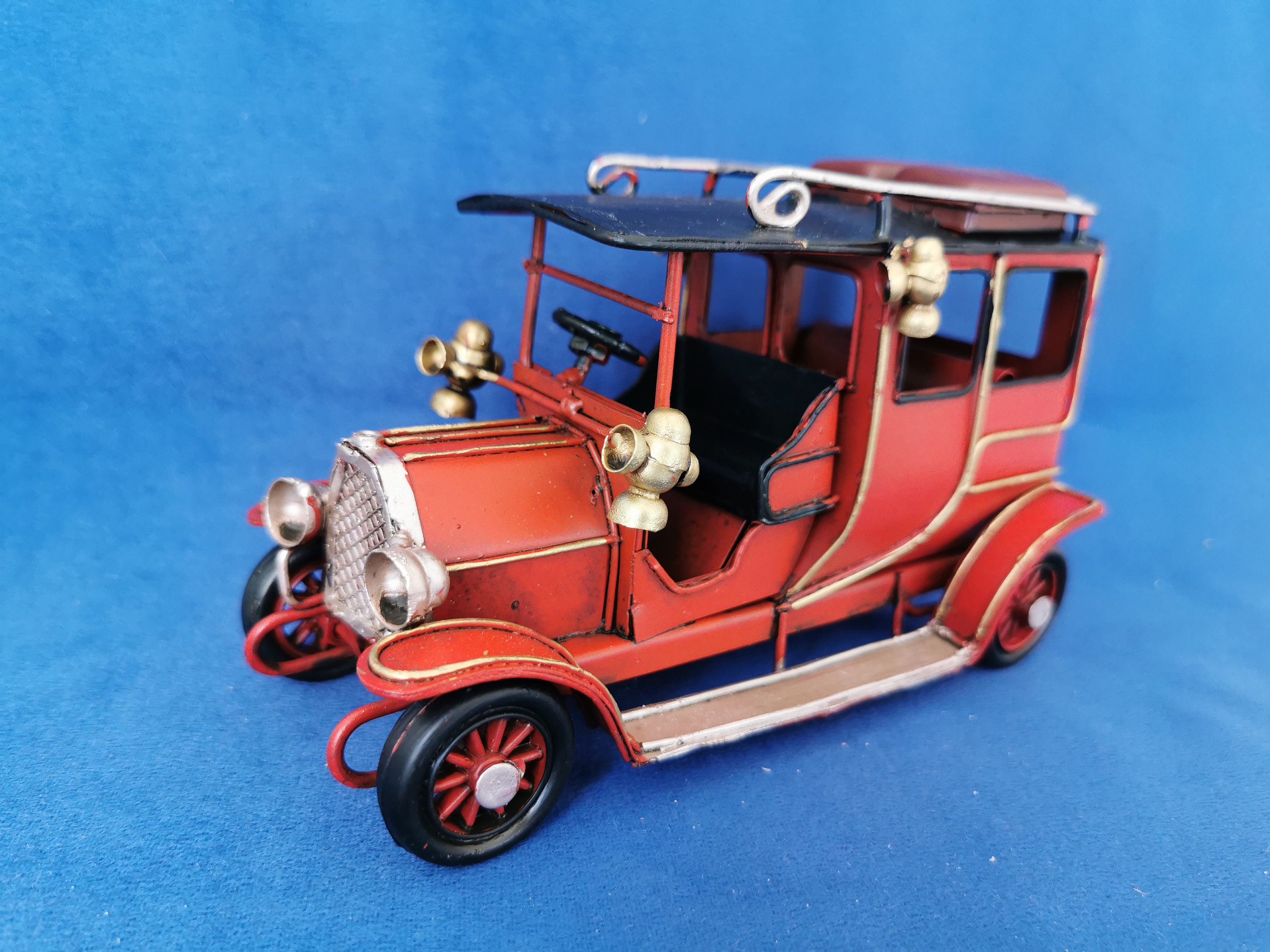 Vintage Metal Car Metal Automobile Model Handmade Retro Car - Etsy