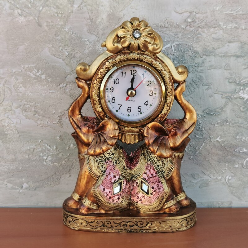 Vintage Desk Clock - Etsy