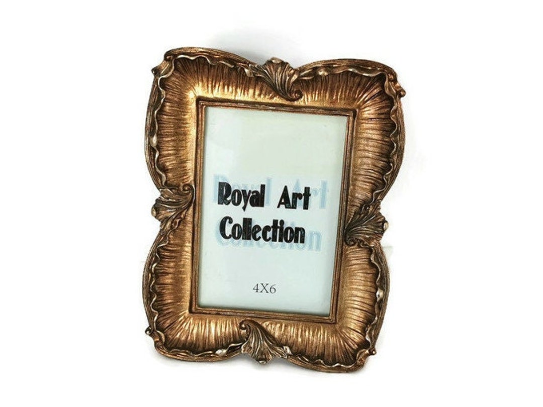 Vintage Baroque Photo Frame Golden Photo Frame Picture Photo - Etsy