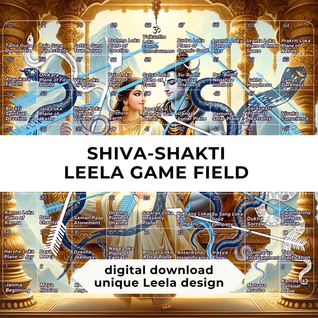 Shiva-shakti LEELA Field on English and Sanskrit, Lila the Game ...