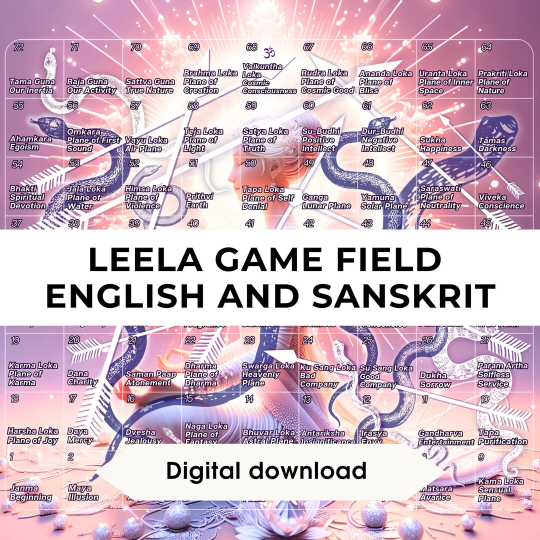 Leela Game Field English, Leela Game of Self-knowledge, Transformation ...