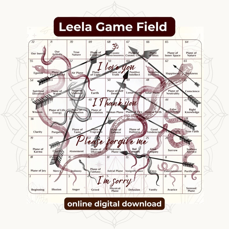 Leela Hooponopono Game Field Lila Spiritual Esoteric Tpsychology Transformation Game
