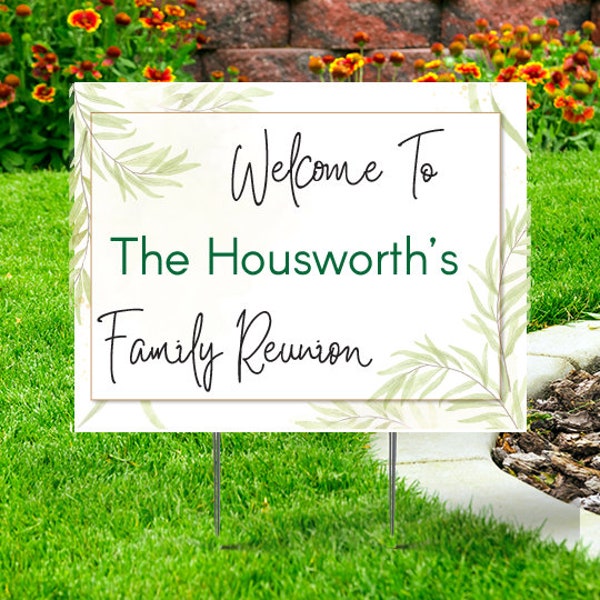 Family Reunion Sign - Etsy