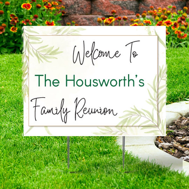 Family Reunion Banner - Etsy