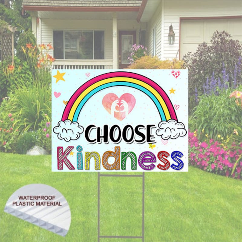 Kindness Sign - Etsy