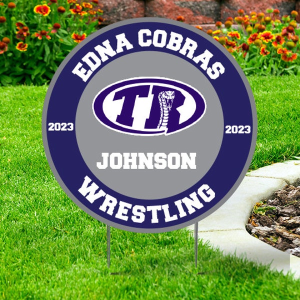 Wrestling Yard Signs - Etsy
