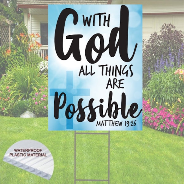 Christian Yard Signs - Etsy