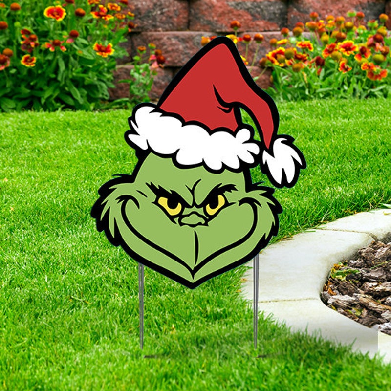 Grinch Cutout - Etsy