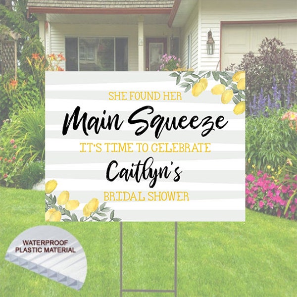 Main Squeeze Sign - Etsy