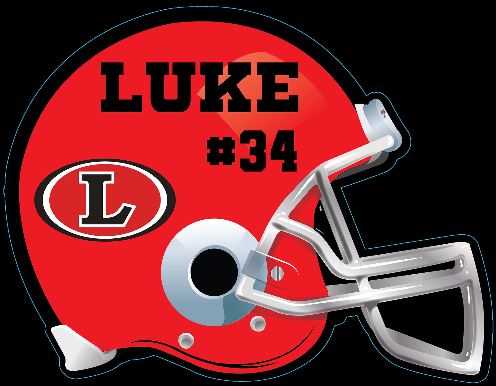 Football Helmet Yard Sign 27x21 Yard Sign - Etsy