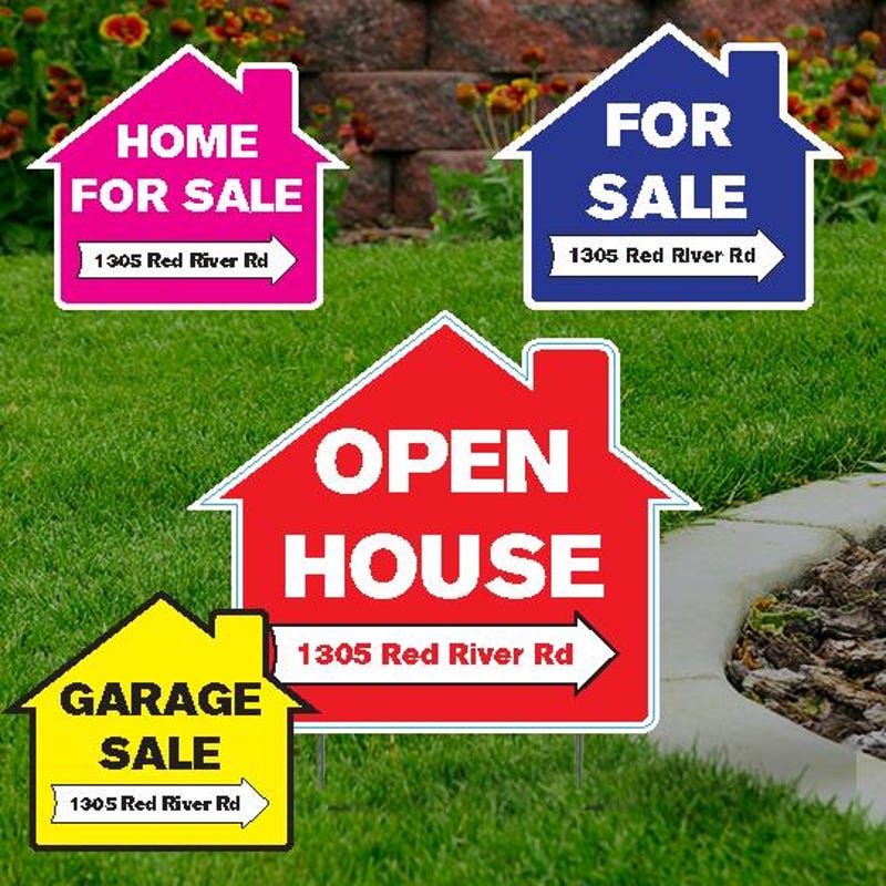 House Shaped Sign - Etsy