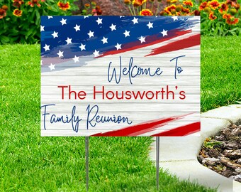 Family Reunion Yard Sign - Etsy