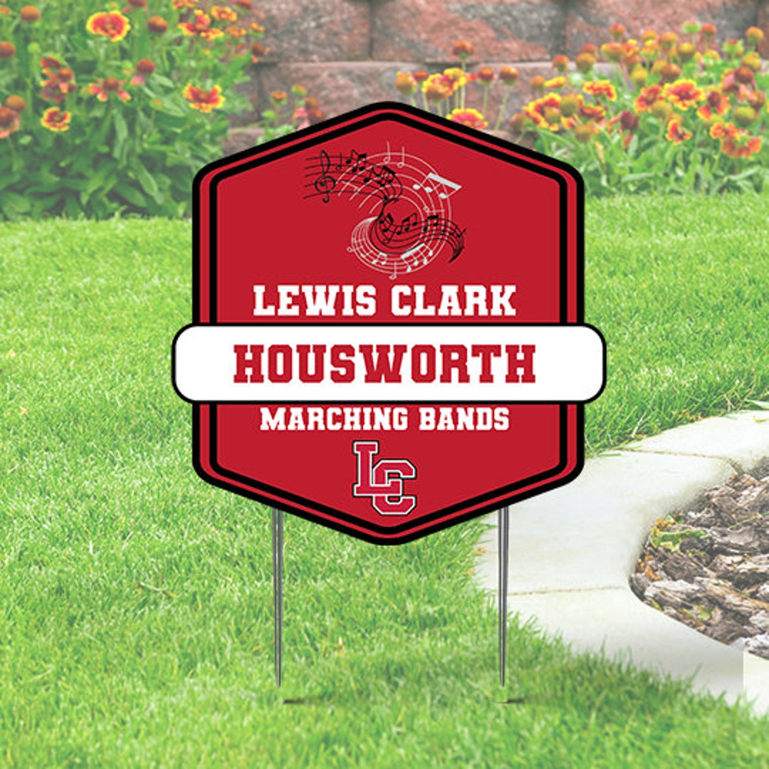 Marching Band Cut-out Yard Sign 24x24 With H-stake - Coroplast ...