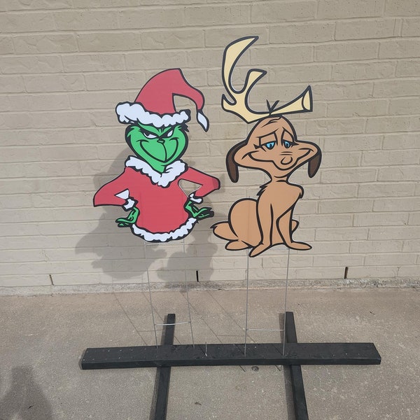 Grinch Cardboard Cutout - Etsy