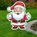 Happy Santa Yard Sign Cutout Comes With H-stake 24x20, Printed on ...