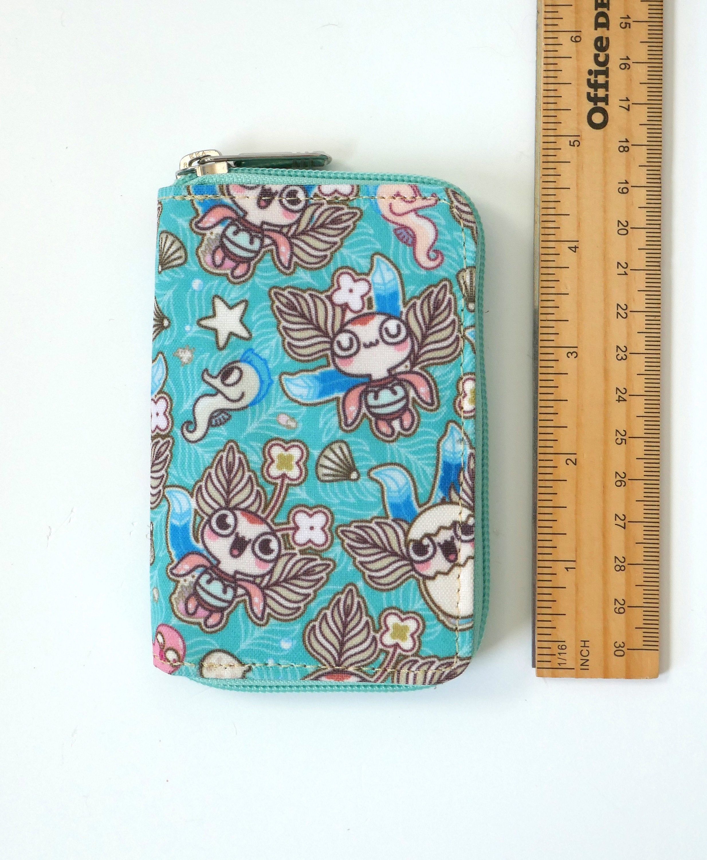 Cute Baby Turtle & Ocean Friends Small Wallet with all | Etsy