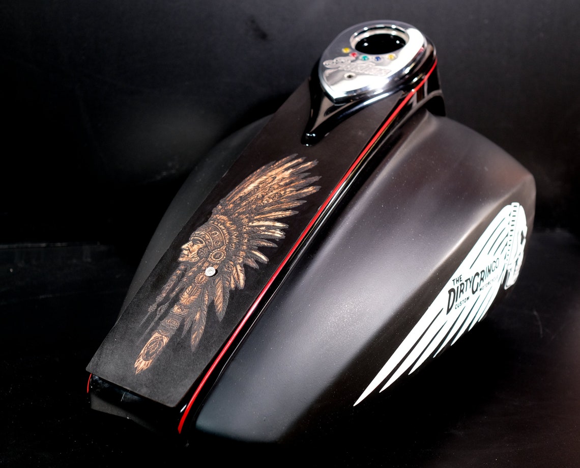 2000-2003 Gilroy Indian Scout Spirit Chief Logo Totem Warrior Design ...
