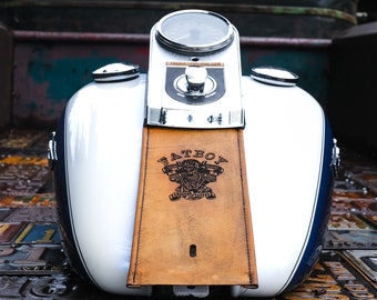 Custom Leather Gas Tank Panel Bib Harley Davidson Softail - Etsy