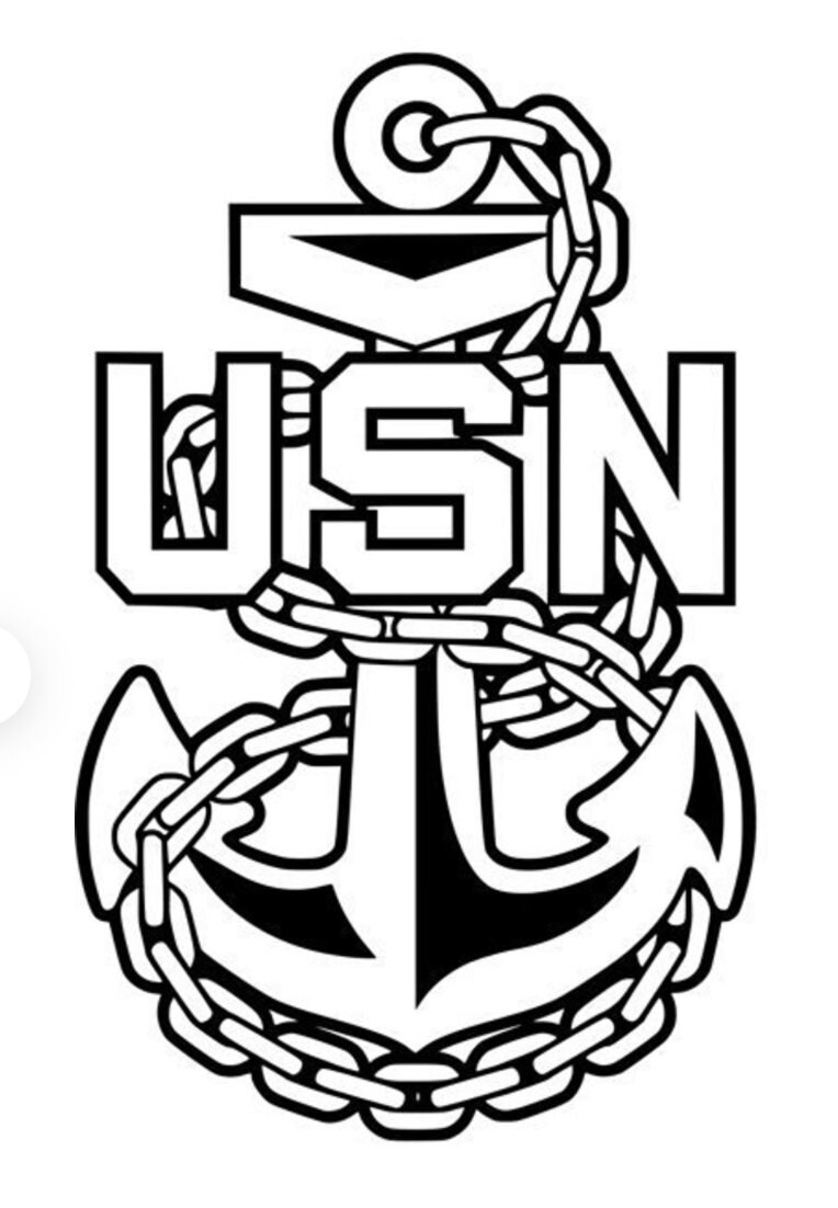 SVG Files US USN Chief Senior and Master Fouled Anchors for | Etsy