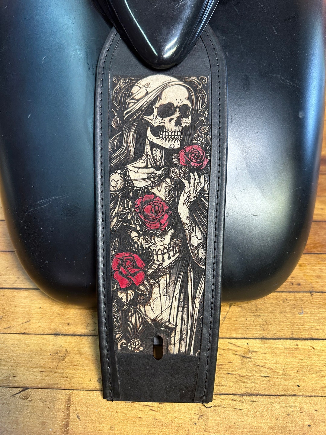 Wicked Skeleton Roses Skull Leather Harley Davidson 2018-2023 Heritage ...