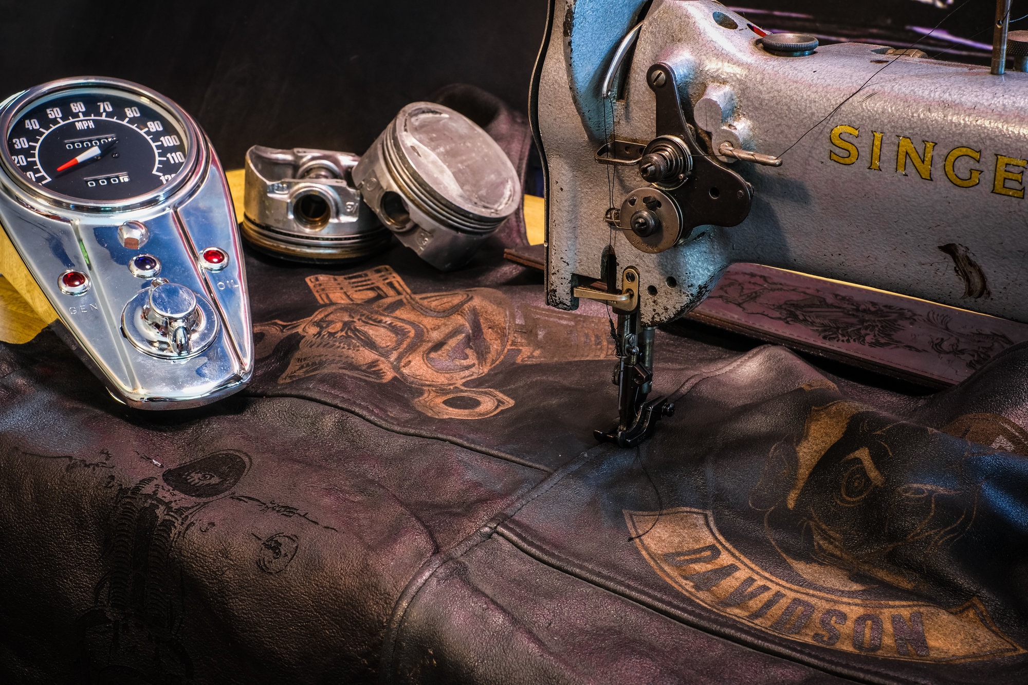 Premium Distressed Brown Leather Motorcycle Clutch & Brake Lever Covers ...