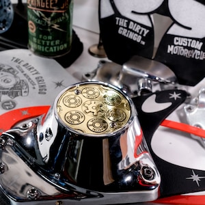 38 Special Shovelhead Evo Solid Brass Points Timing Timer Cover Fits ...