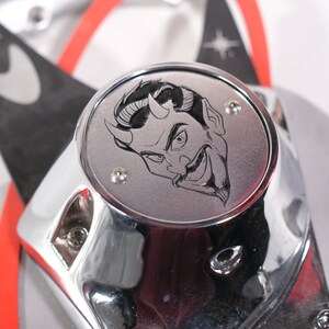 Retro Devil Shovelhead Evo Metal Points Timing Timer Cover for Harley ...