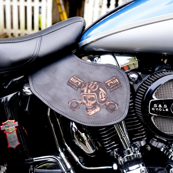 Motorcycle Leather Heat Shield - Etsy