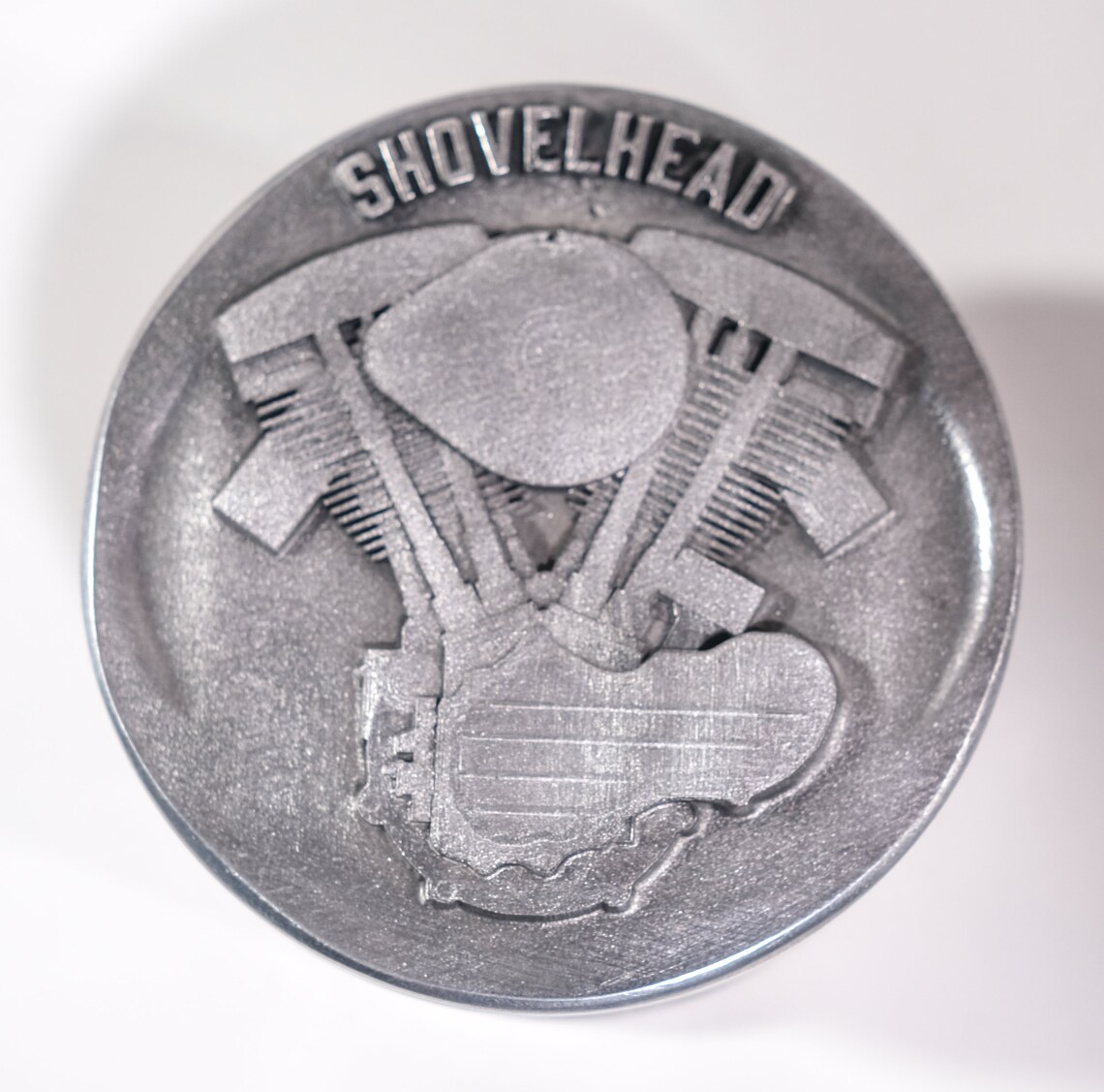 Custom Carved Engraved Harley Davidson Evo Shovelhead V Twin Aluminum ...