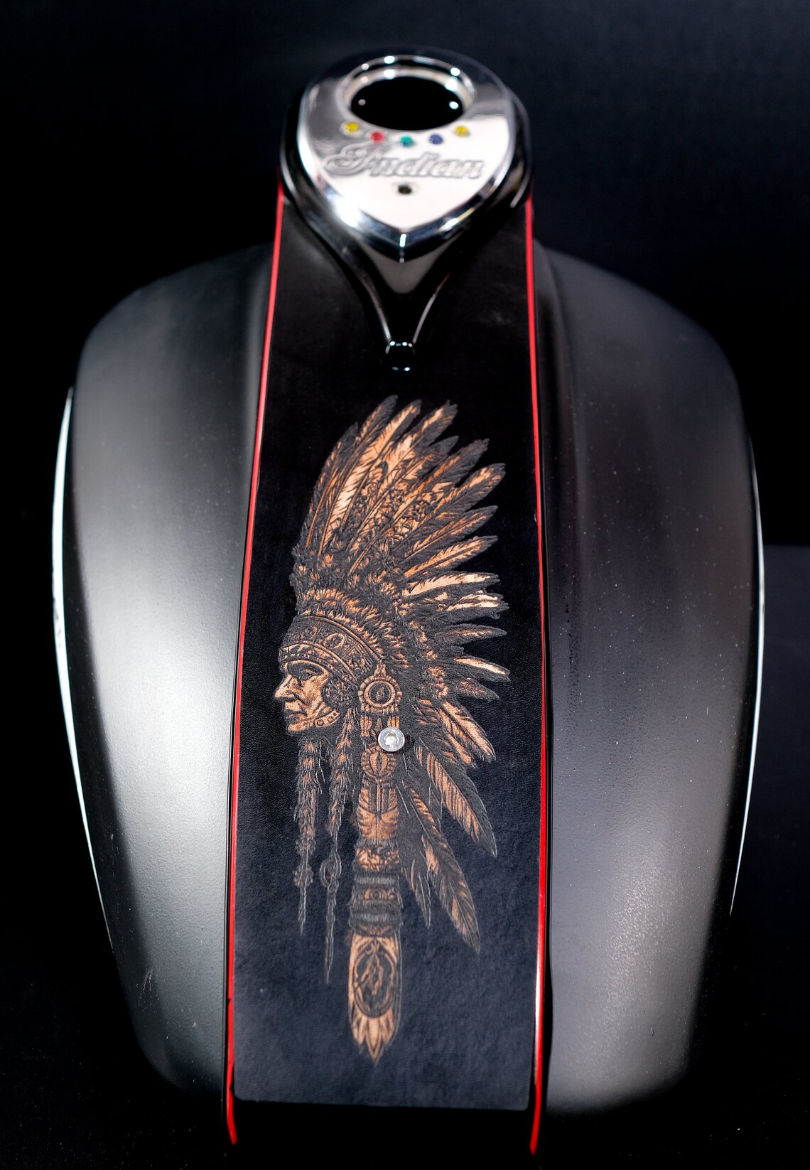 2000-2003 Gilroy Indian Scout Spirit Chief Logo Totem Warrior Design ...