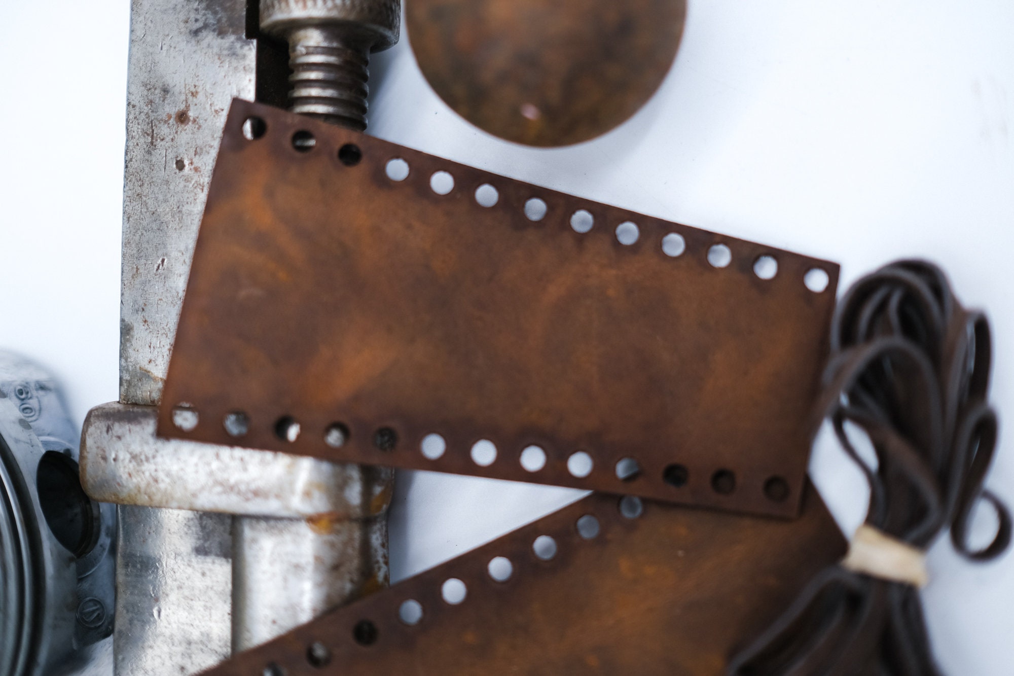 Premium Distressed Brown Leather Motorcycle Clutch & Brake Lever Covers ...
