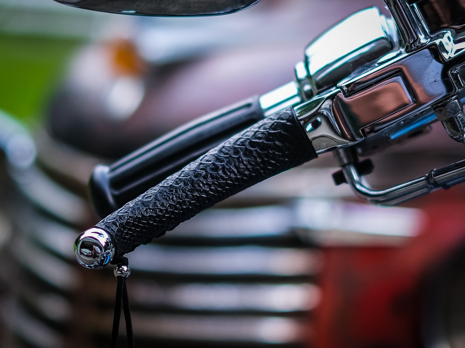 Premium Python Black Leather Motorcycle Harley & Universal - Etsy