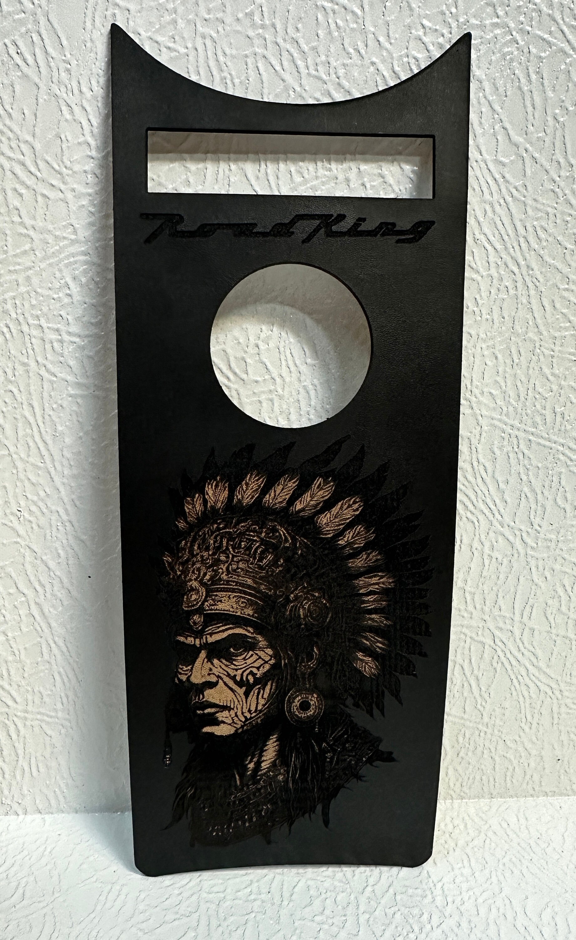 Aztec Warrior King Chicano Vicla Engraved Leather 2008-2022 Road King ...