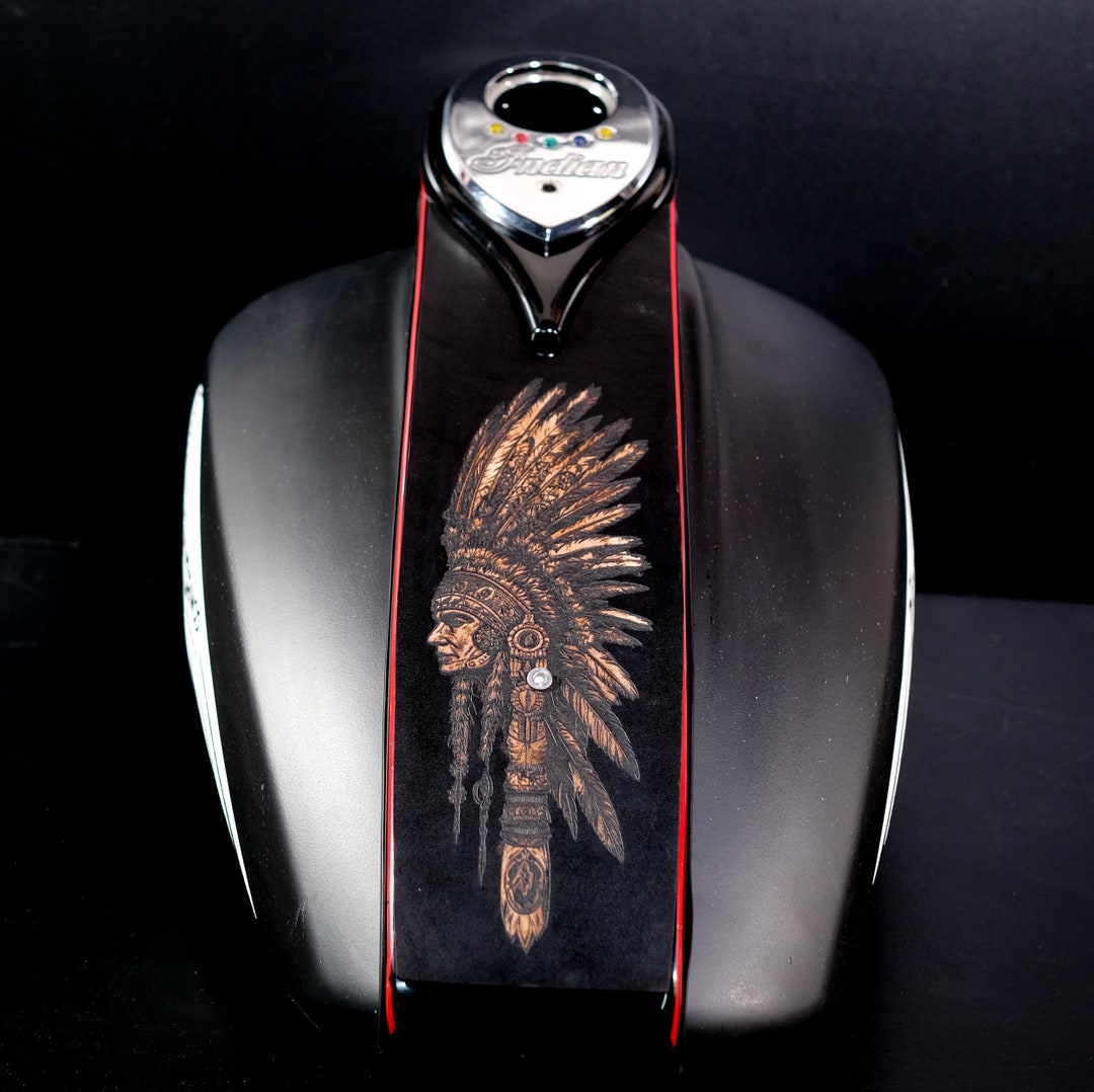 2000-2003 Gilroy Indian Scout Spirit Chief Logo Totem Warrior Design ...