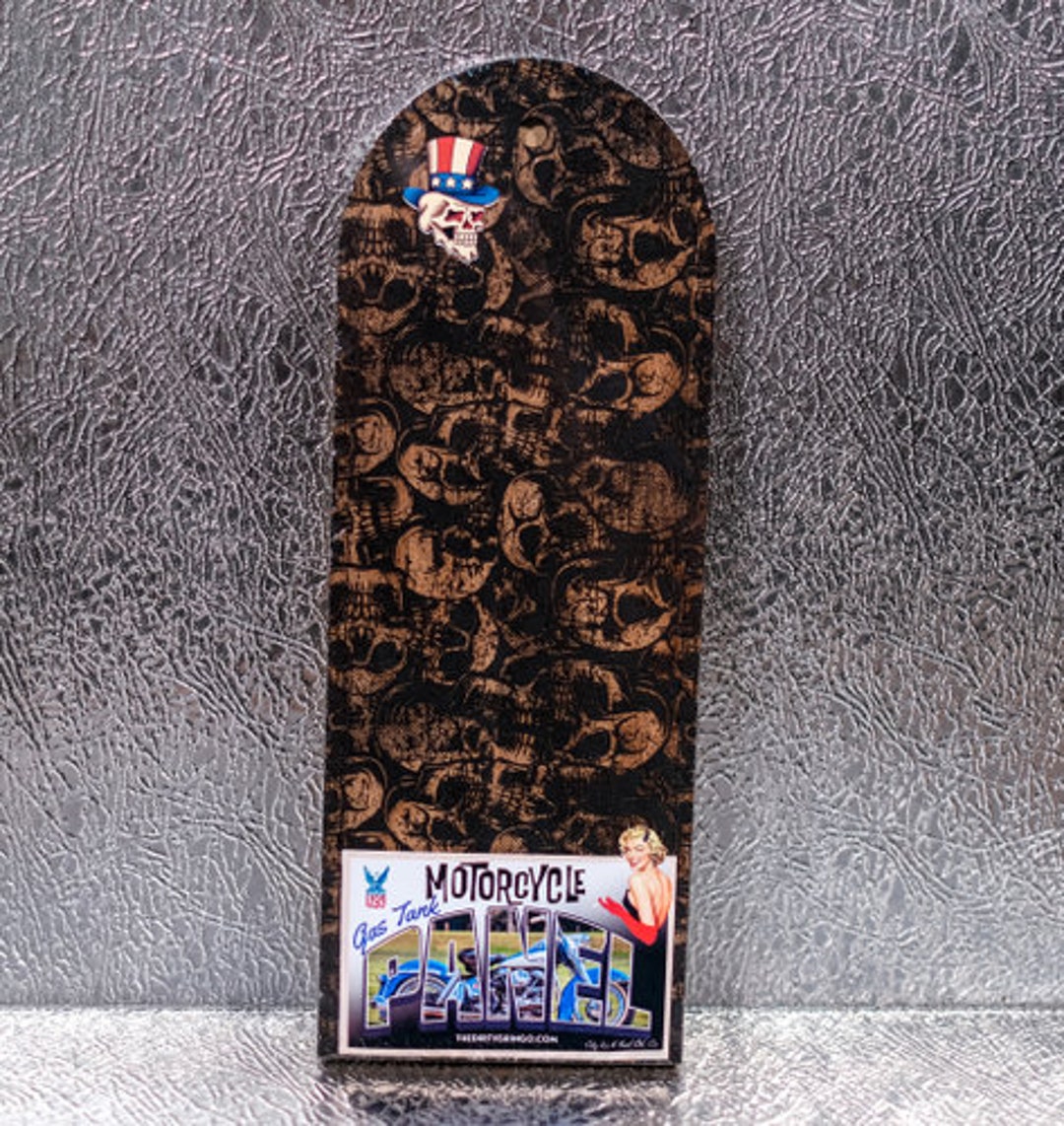 Evil Skulls Retro Leather Motorcycle Rear Fender Panel HD - Etsy