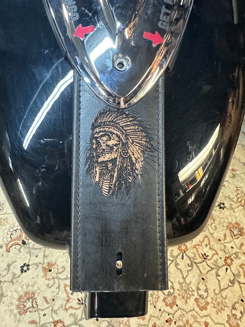 Wicked Leather Indian Chief Touring Motorcycle Gas Tank Bib Warrior ...
