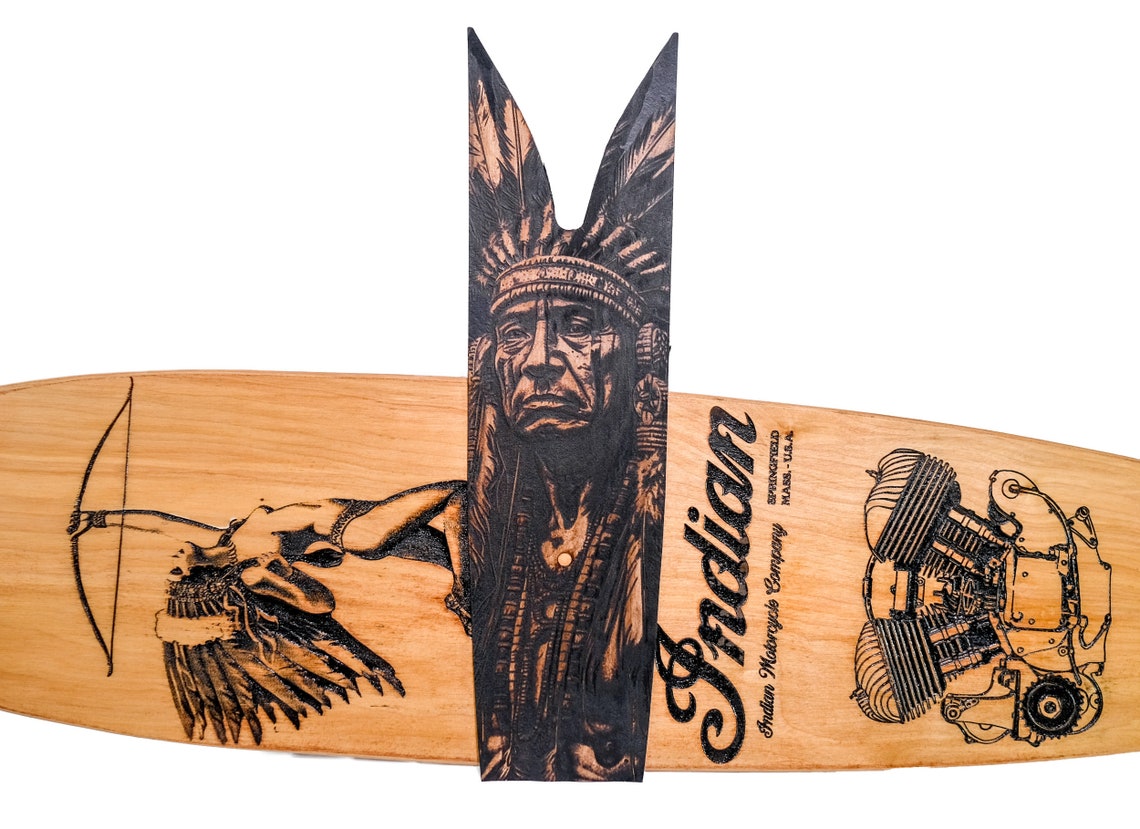 2000-2003 Gilroy Indian Scout Spirit Chief Logo Totem Warrior Design ...