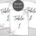 Art Deco Wedding Table Numbers Printable, Table Numbers Printable ...