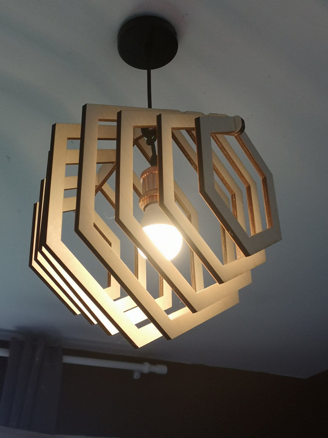 Laser Cut Lamp Dxf File - Etsy