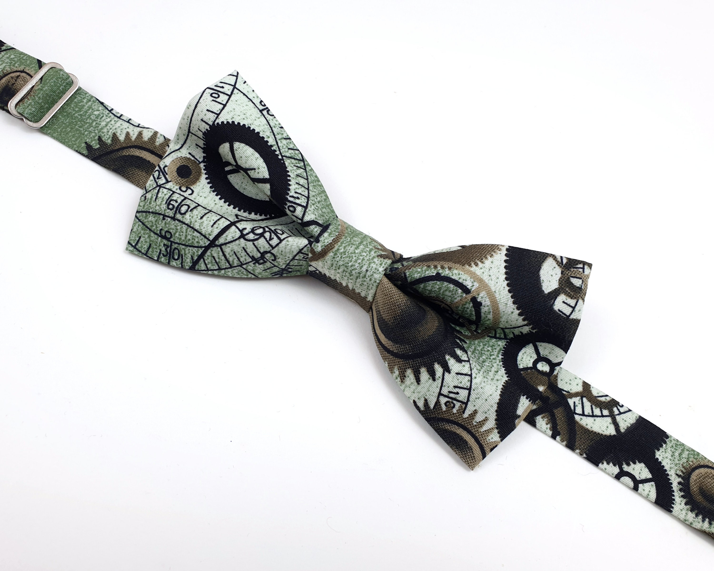 Clockwork Bow Tie Steampunk Cogs and Gears Print Unisex - Etsy UK