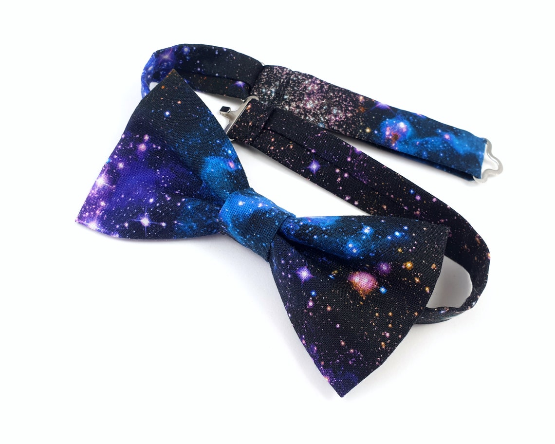 Galaxy Bow Tie Space Print Accessory Women's or - Etsy UK