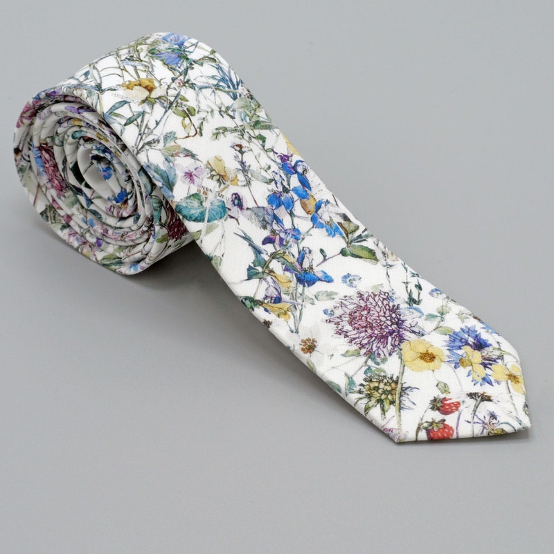 Floral Wedding Tie - Etsy