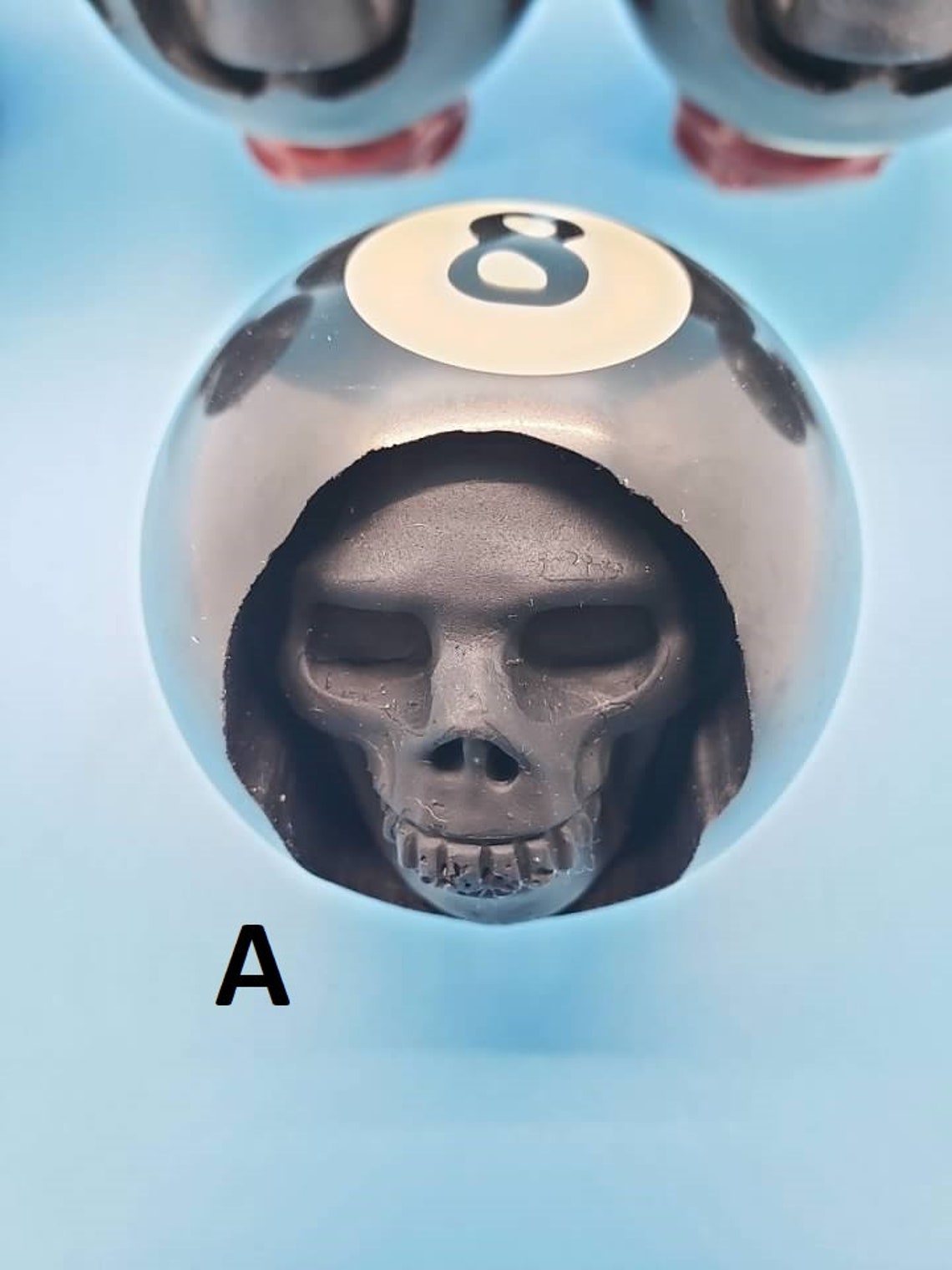 Carved Eight Ball Skull Pool Ball Billiards Ball 8 Ball | Etsy