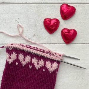 Heart Warming Socks - PDF Knitting Pattern - Digital Download. Sock ...