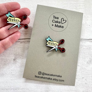 Craft Theme Enamel Pins/badge Several Designs to Select From. Pin ...